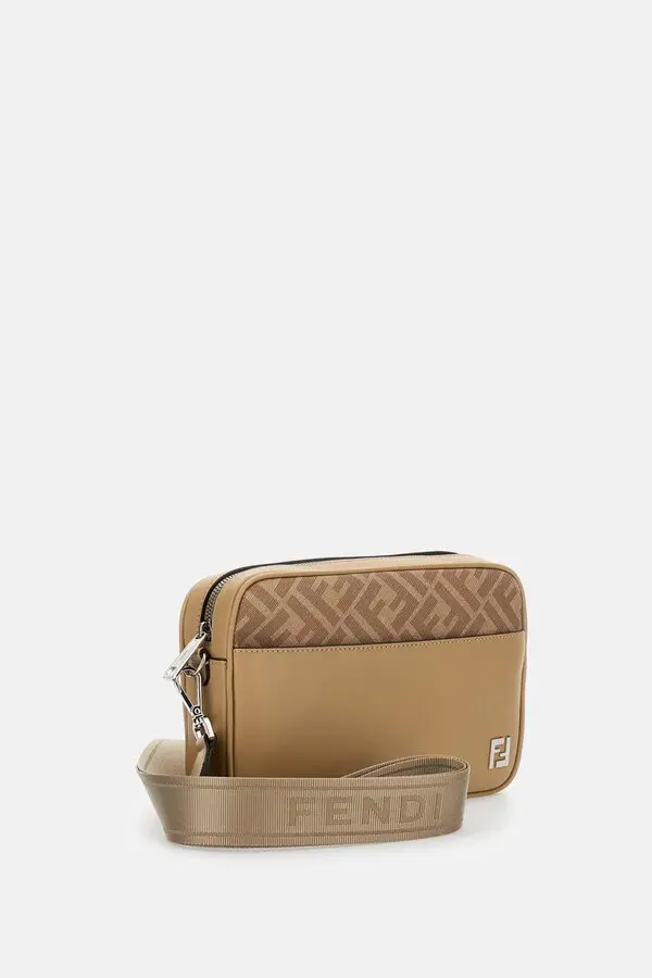 Fendi Camera Case Squared Ff - Beige