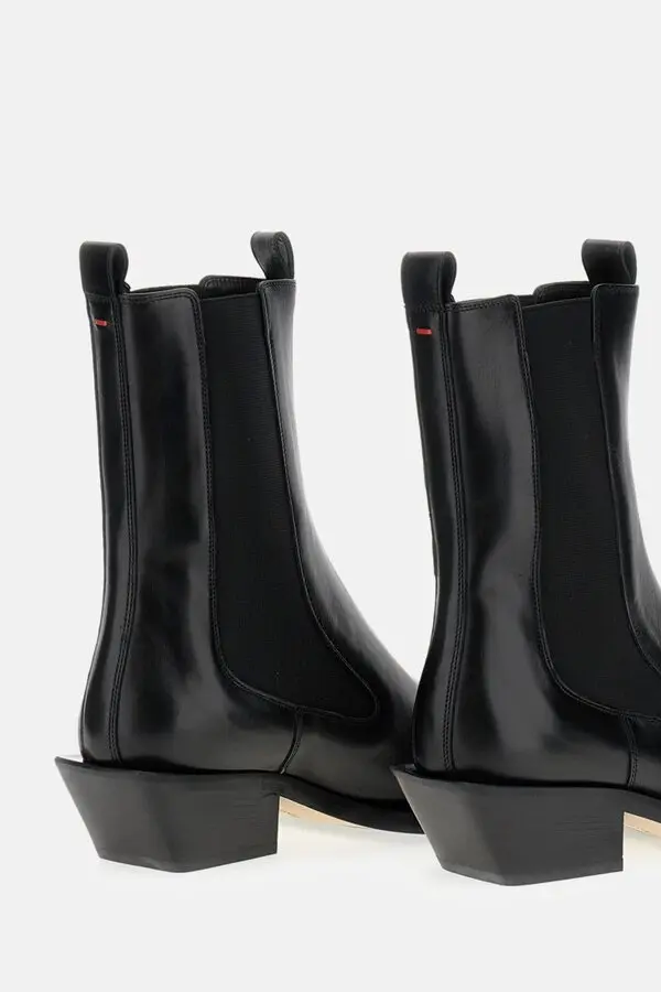 AeydĒ Luna Leather Ankle Boots