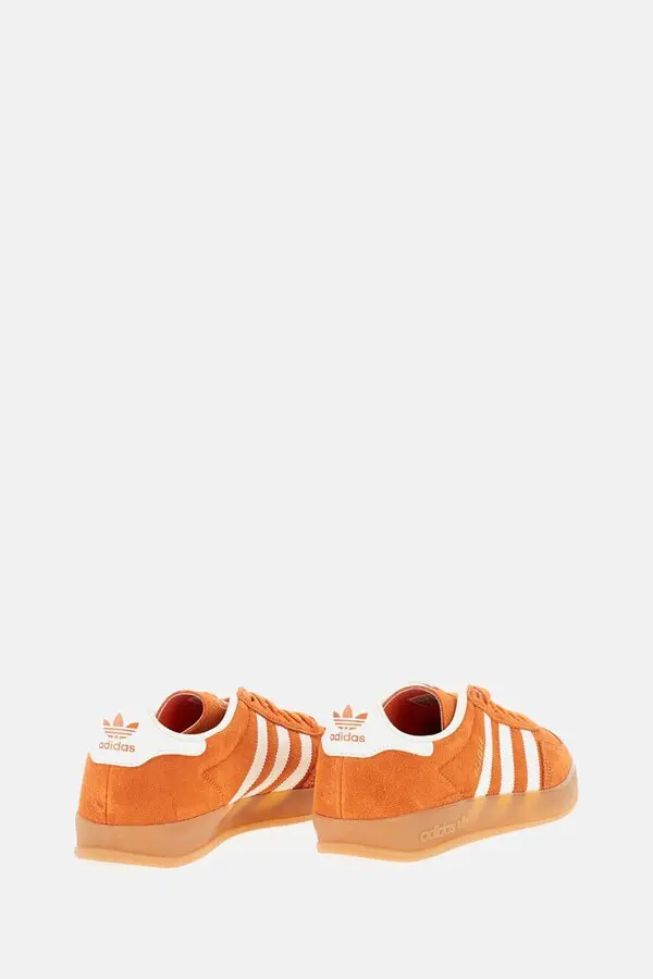 adidas gazelle silver green womens Adidas Gazelle Three Striped Slim Fit Trainers main image 1