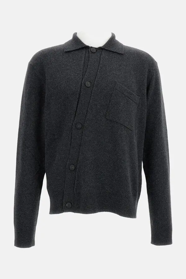 Jacquemus Cardigan La Maille Cuadro - Grey
