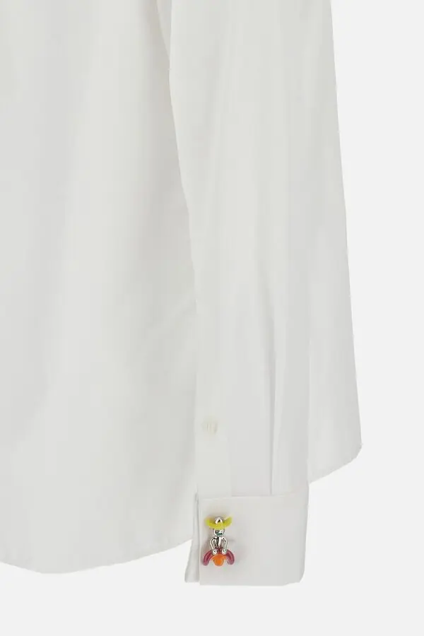 Loewe Shirt With Charm - Bianco