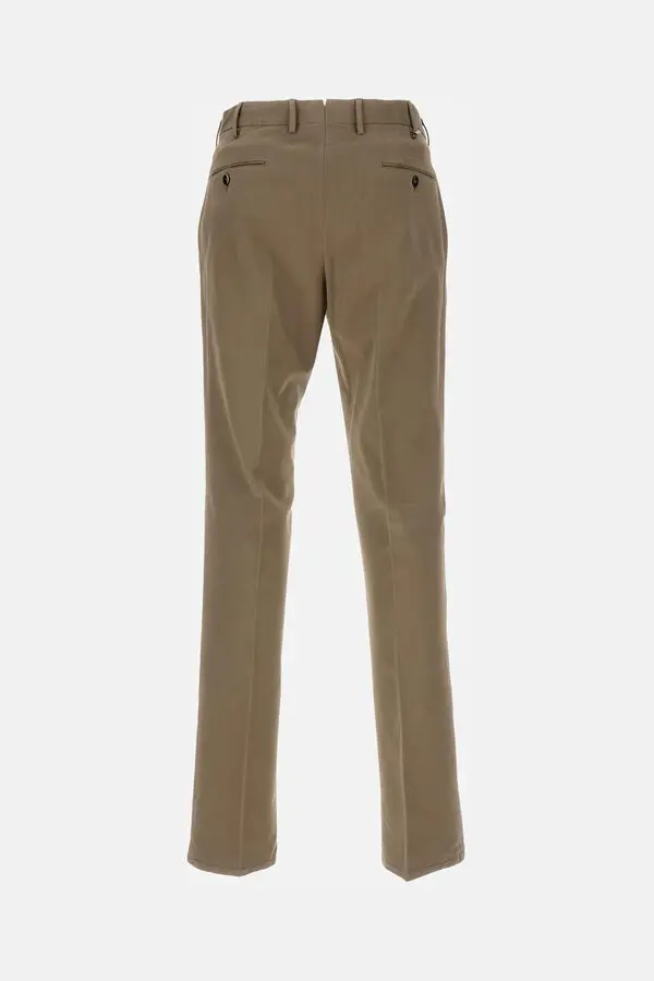 PT TORINO Straight Leg Trousers - Beige