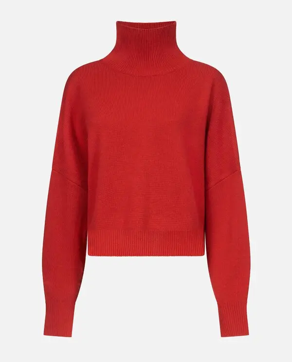 Loulou De Saison Luke Stand High-neck Sweater - Red