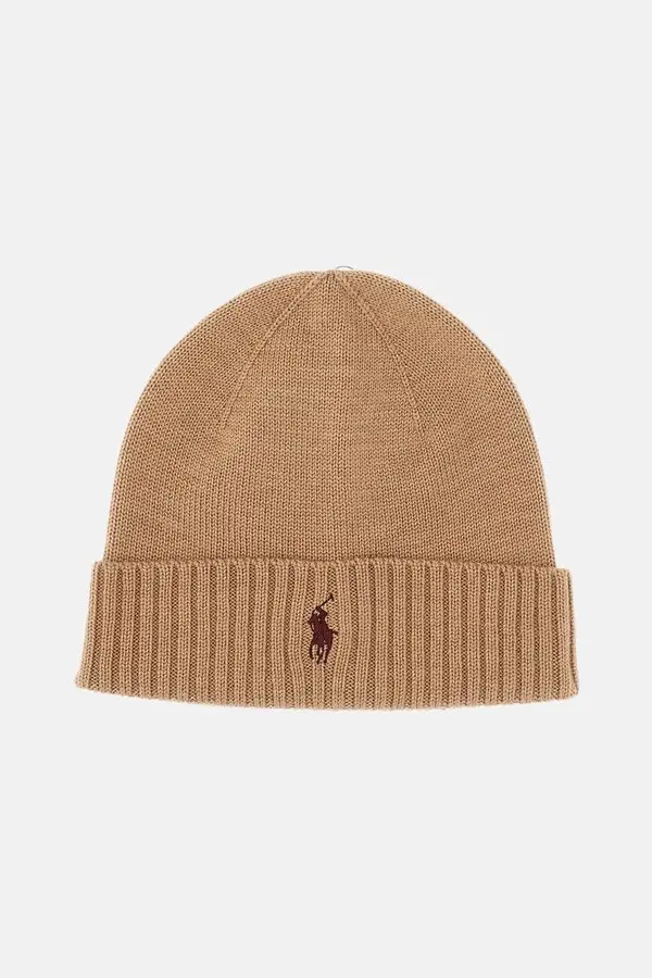 Ralph Lauren Wool Cap - Beige