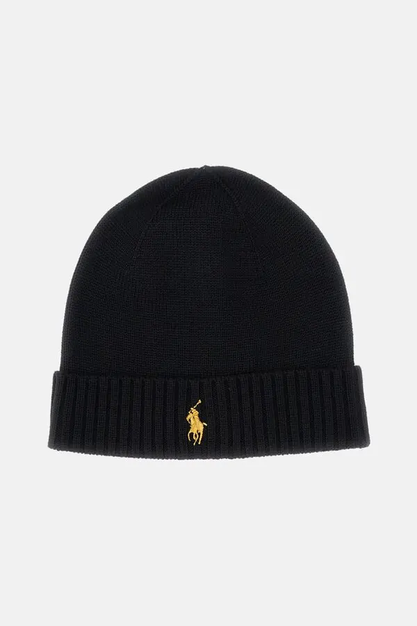 Ralph Lauren Wool Cap - Black