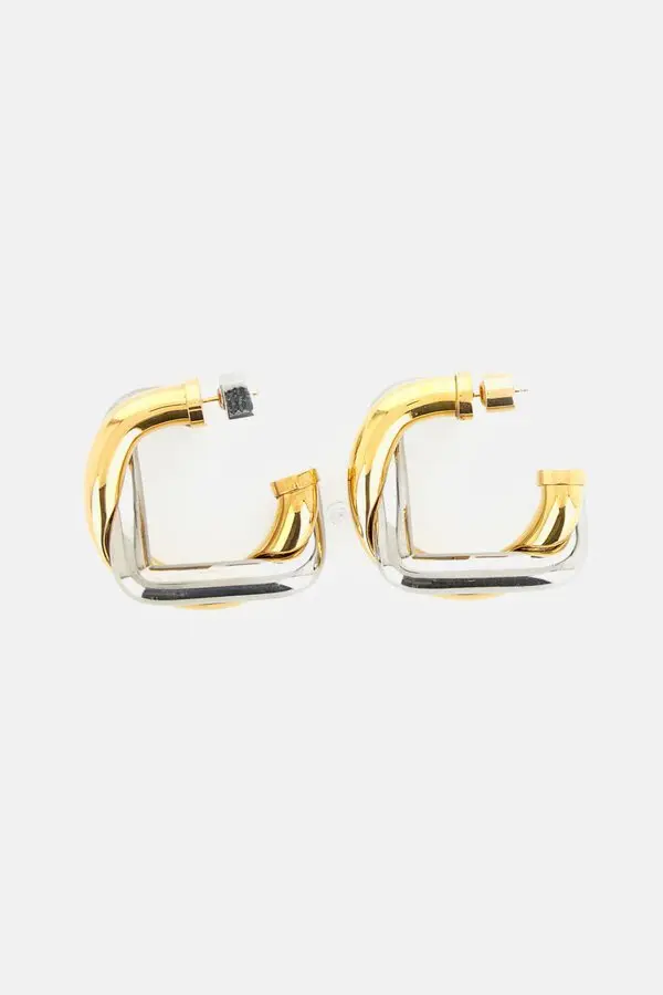 Jacquemus Les Boucles Double Earrings - Gold
