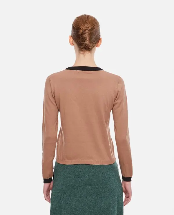 CORMIO Long-sleeve T-shirt With Intarsia Motto