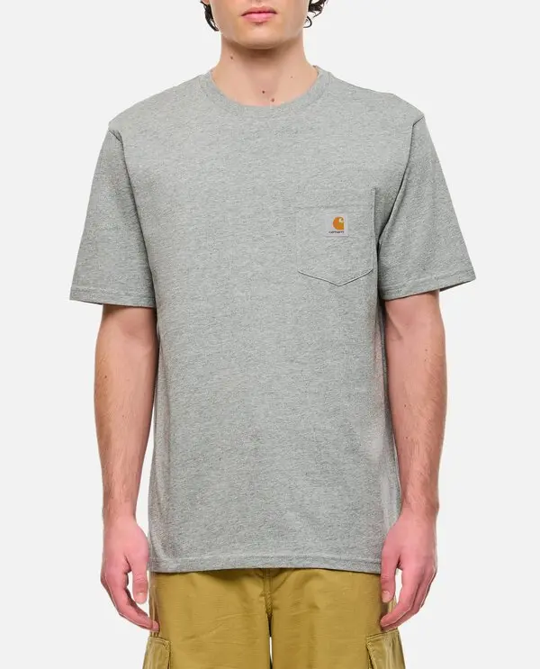 Carhartt Work In Progress T-shirt With Pocket - Grey