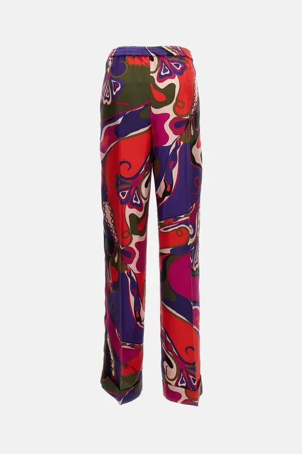 Emilio Pucci Silk Twill Pants