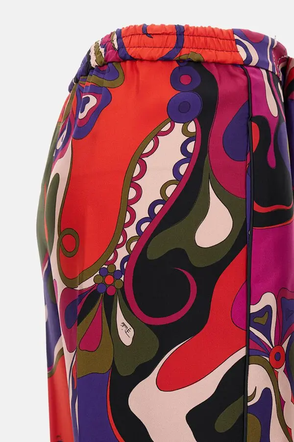 Emilio Pucci Silk Twill Pants