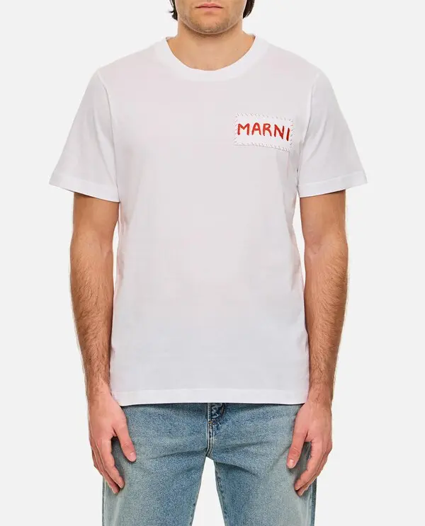 Marni Cotton Mini Logo T-shirt