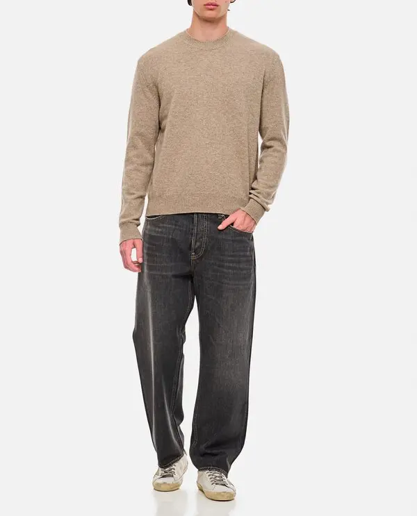 GOLDEN GOOSE Cory Loose Skate Denim Pants - Grey