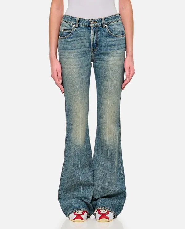 Alexander McQueen Flare Leg Jeans