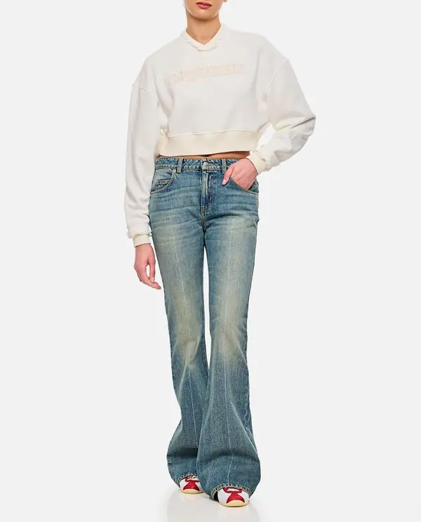 Alexander McQueen Flare Leg Jeans