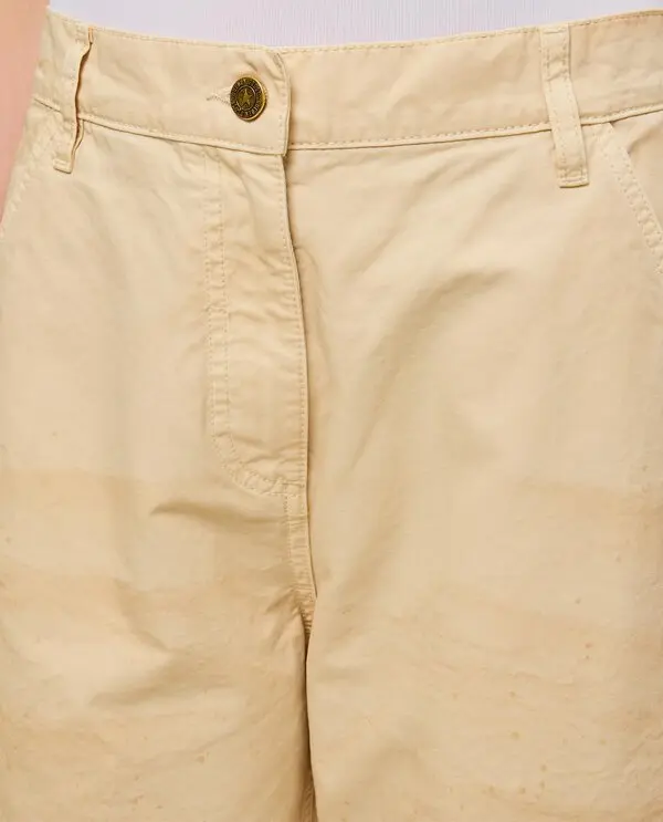 GOLDEN GOOSE Wide Leg Cotton Trousers