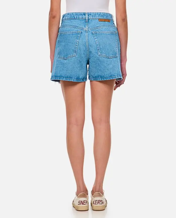 Stella McCartney Denim Boucle Shorts