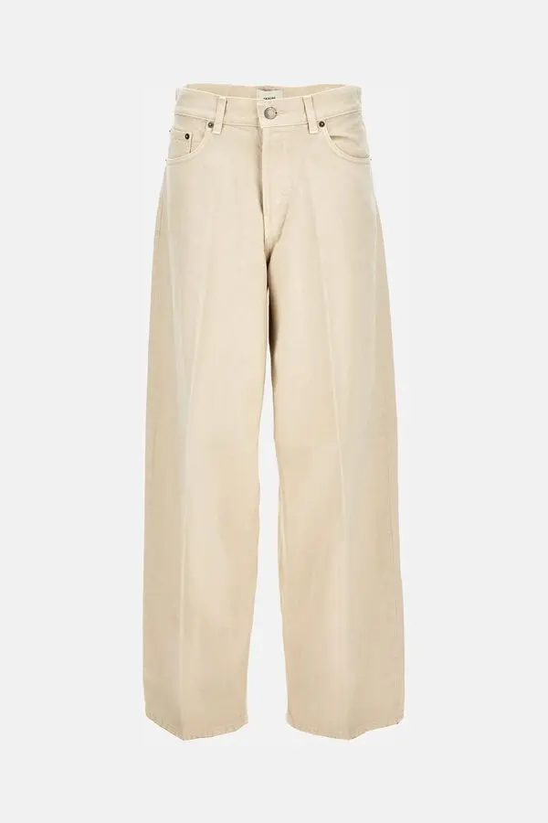 HAIKURE Bethany Wide Leg Trousers - Beige