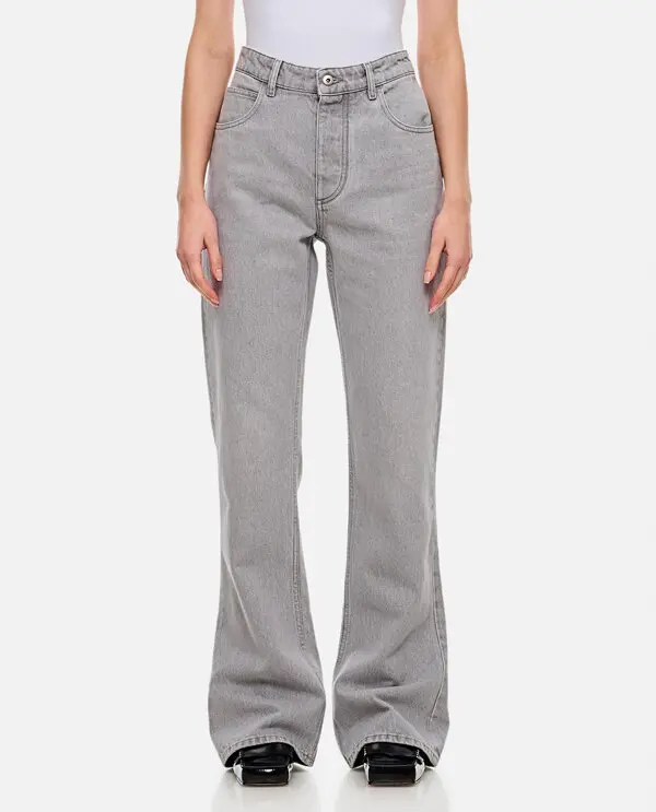 Bottega Veneta Flared Denim Jeans - Grey