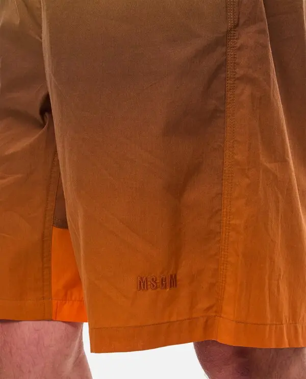 MSGM Degrade Shorts - Multicolor