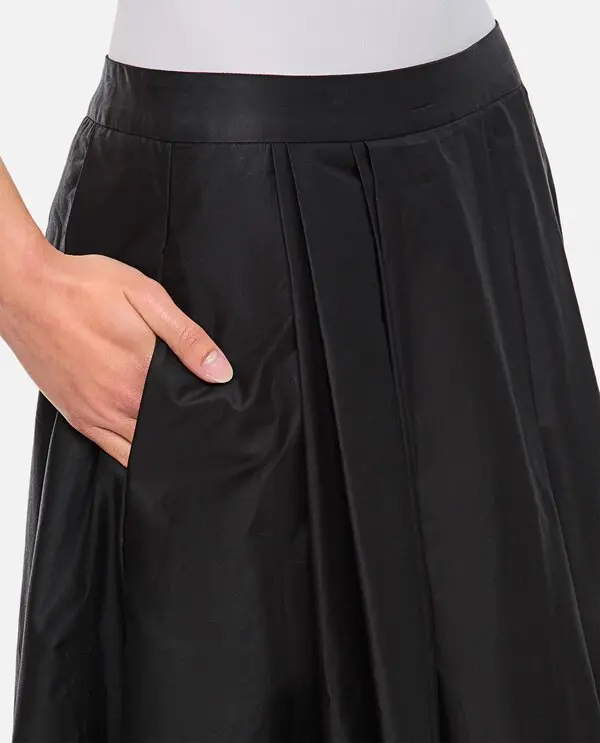 CASEY & CASEY Pleated Skirt With Drawstring Waist