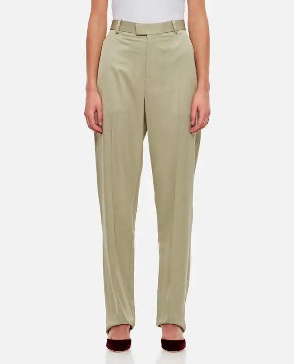 Bottega Veneta Straight-cut Viscose Trousers