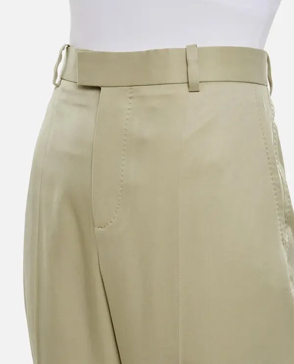 Bottega Veneta Straight-cut Viscose Trousers