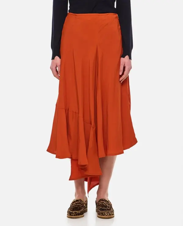 Colville Midi Volant Skirt