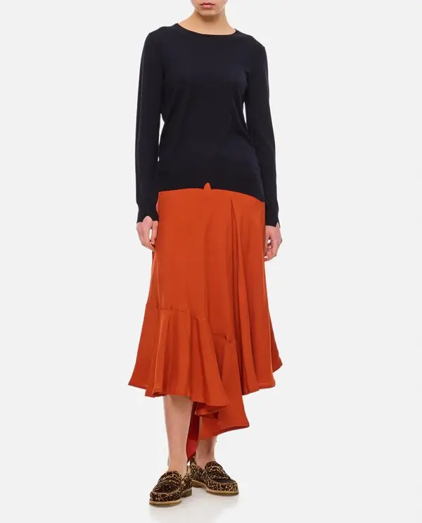 Colville Midi Volant Skirt