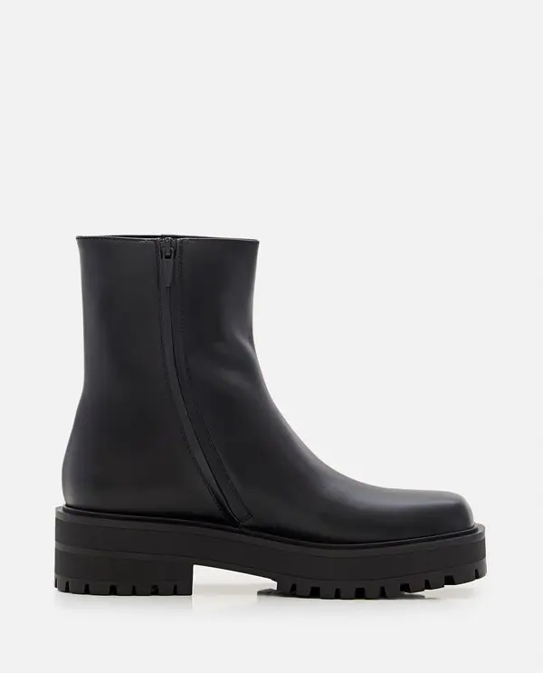 GIANVITO ROSSI Combat Ankle Boots
