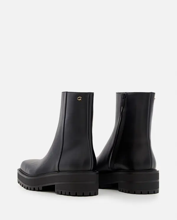 GIANVITO ROSSI Combat Ankle Boots
