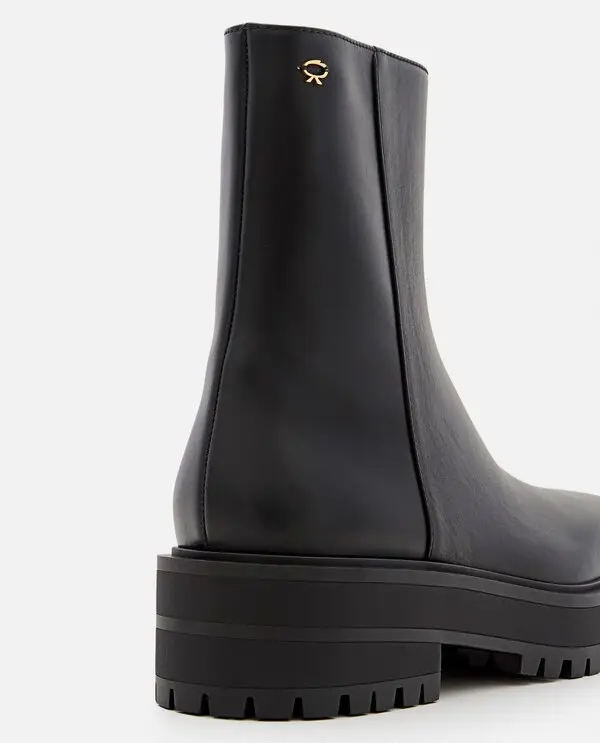 GIANVITO ROSSI Combat Ankle Boots