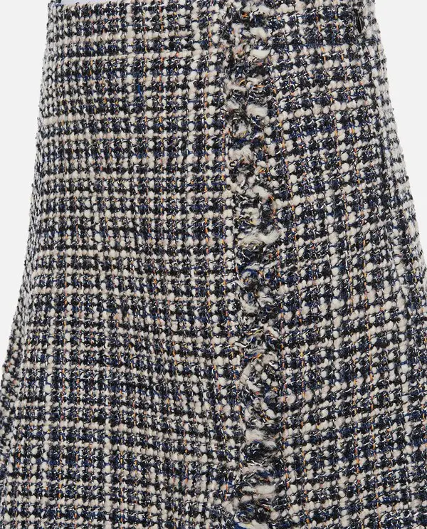 Sacai Tweed Knee-length Skirt