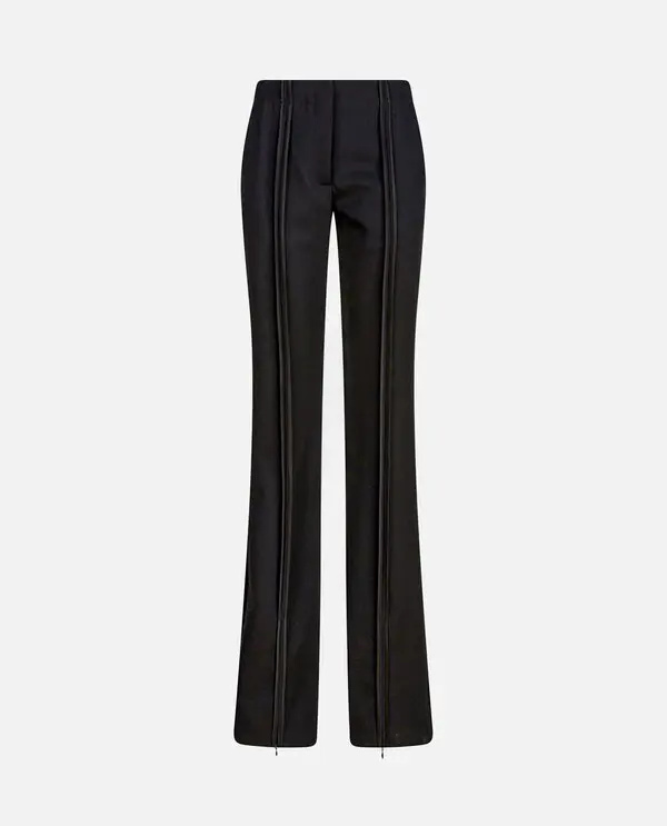 Attico Wool Trousers - Nero