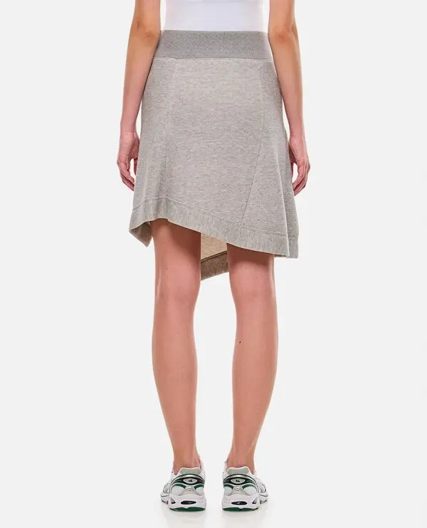 Sacai Asymmetric Mini Skirt With Slit