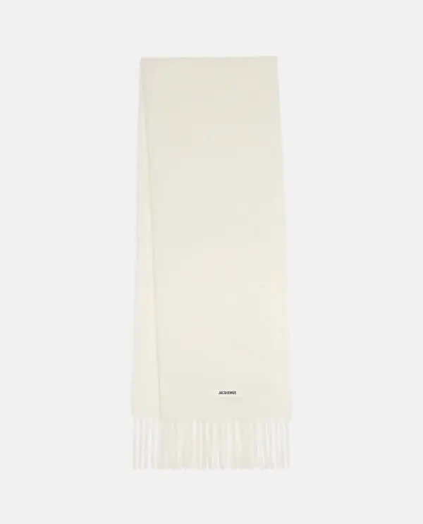 Jacquemus The Carro Scarf - White