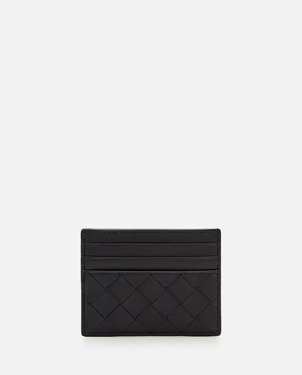 Bottega Veneta Small Intreccio Cardholder - Black