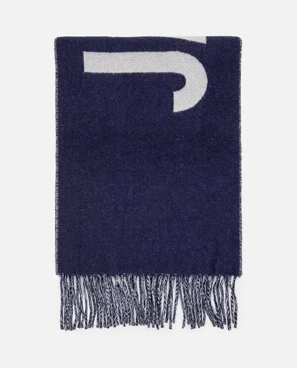 Jacquemus Wool Scarf L'echarpe - Blue