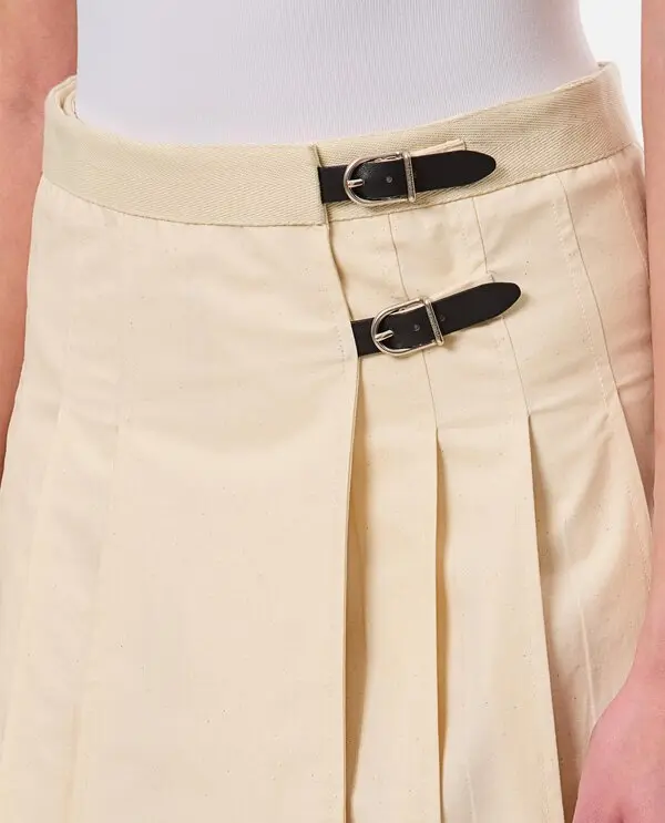 DURAZZI MILANO Pleated Midi Kilt