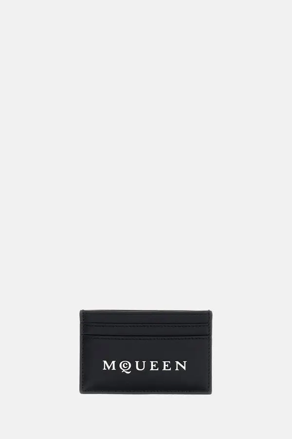 Alexander McQueen Custodia Per Carte - Nero