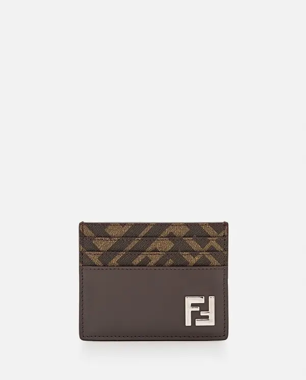 Fendi Card Case Vit. King/ Pu F - Brown