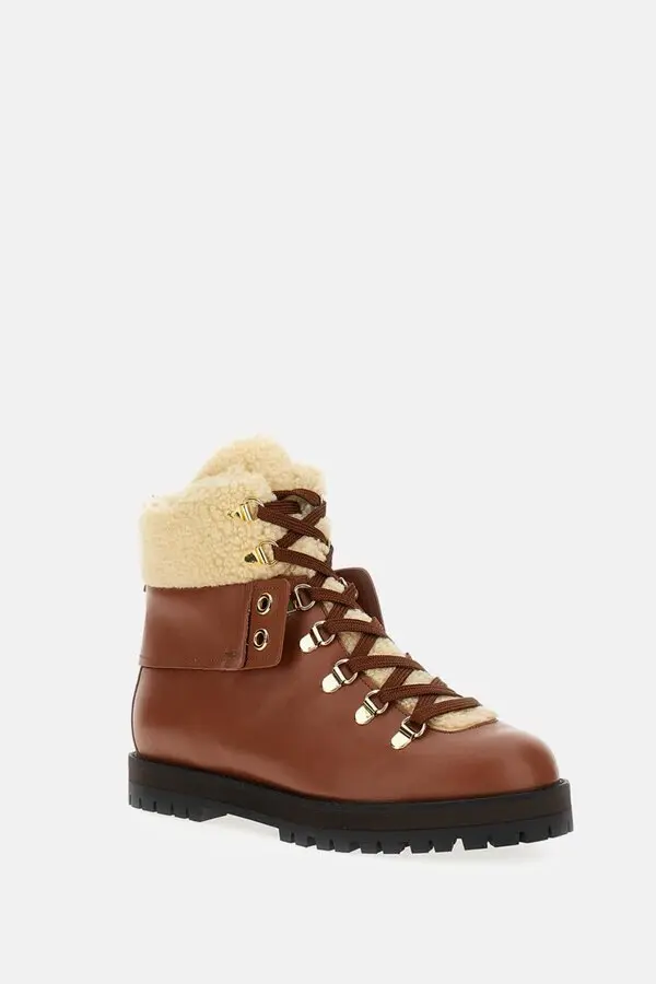 ODISSI Lace-up Hiking Boots - Brown