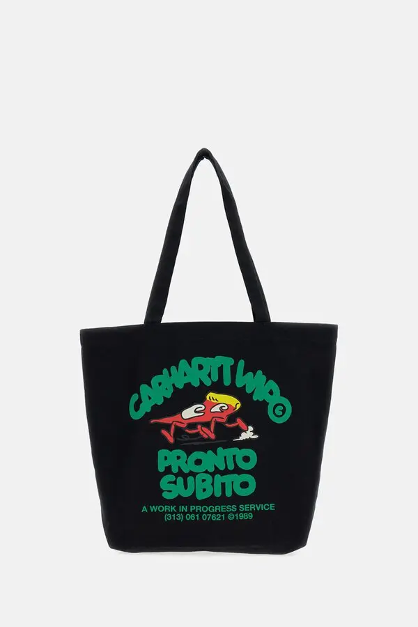 Carhartt Work In Progress Canvas Tote Bag - Black