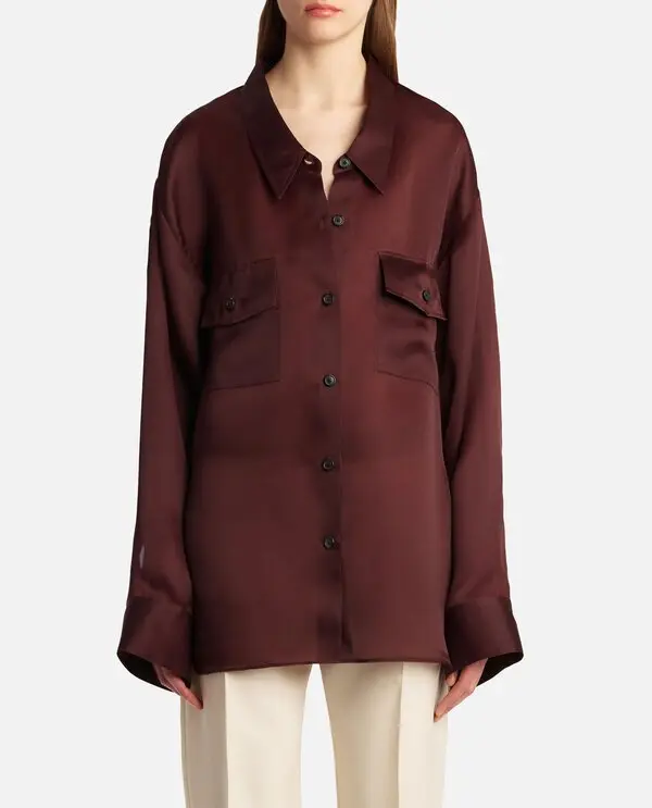 Khaite Matteo Shirt - Rosso