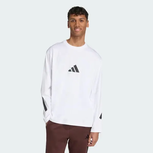 Adidas Z.n.e. Long Sleeve Tee - White / Black