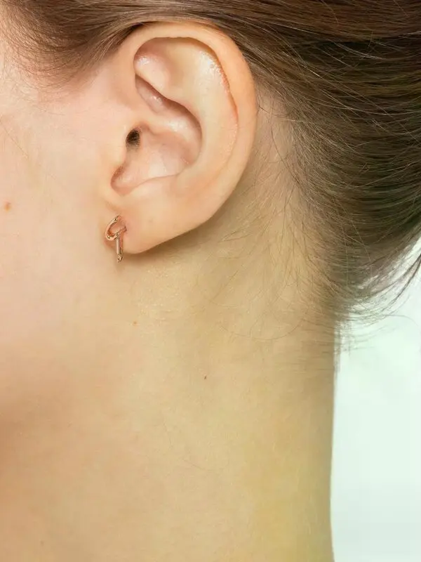 AGNÈS B. Logo Earring