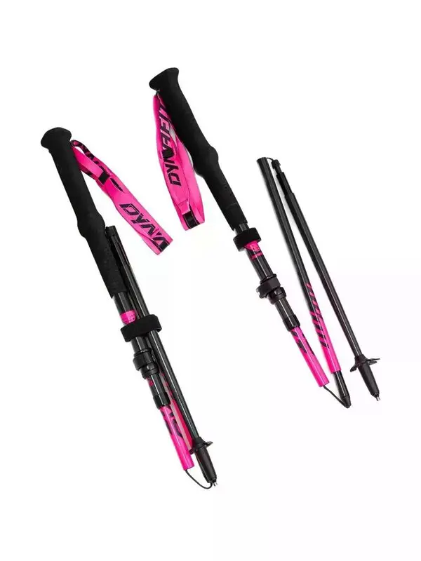 DYNAFIT Carbon-fibre Trekking Poles - Pink