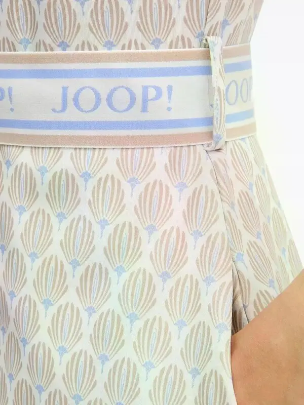 JOOP! Cornflower-print Belted Mini Dress