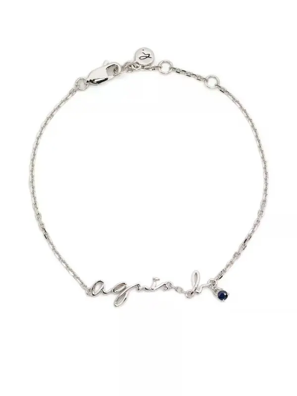AGNÈS B. Logo Bracelet - Blue