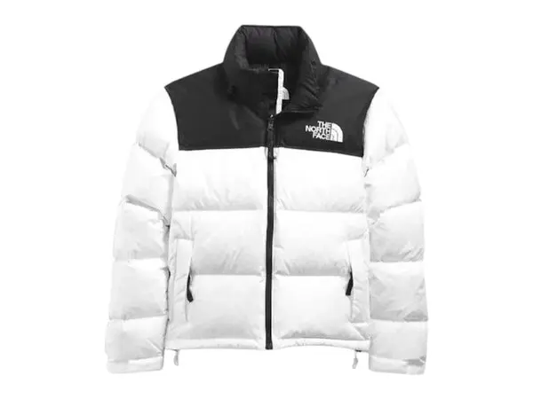 The North Face 1996 Retro Nuptse 700 Fill Packable Jacket - White Dune/tnf Black