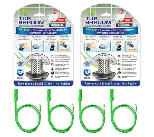 TUBSHROOM Ultra Drain Protector & Drainshroom Bundle